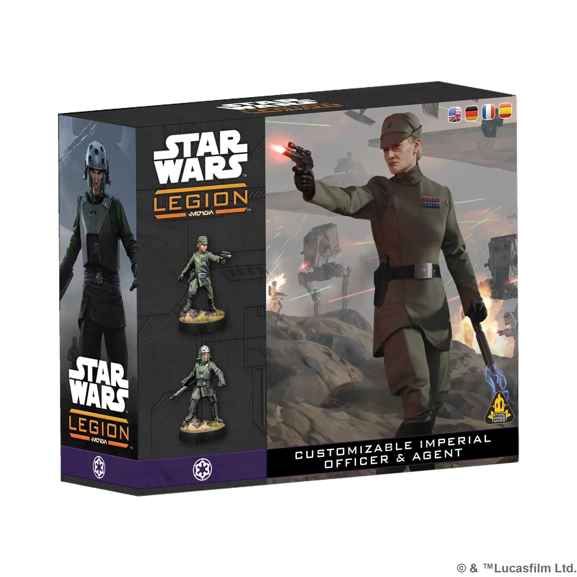 Customizable Imperial Officer & Agent - Star Wars: Legion - Megalopolis