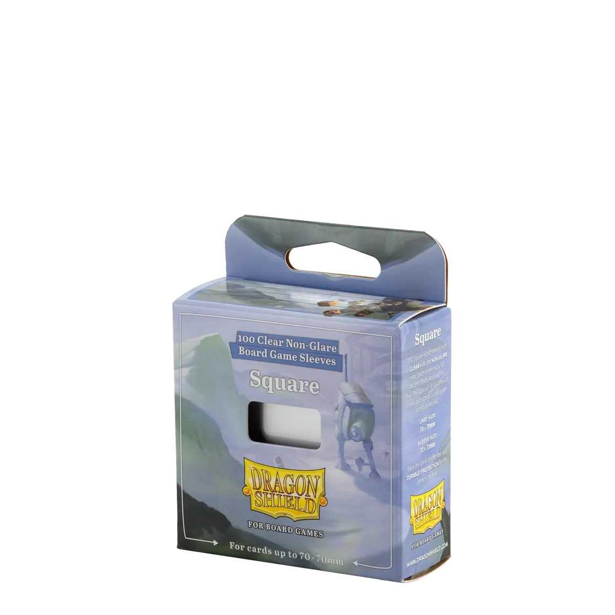 UNIT Dragon Shield 100 Clear Non-Glare Board Game Sleeves - Square ...