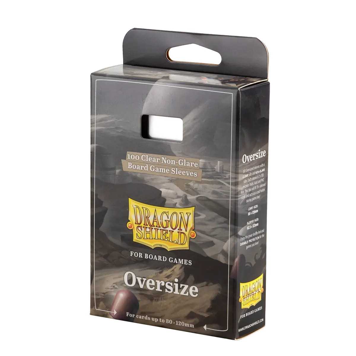 UNIT Dragon Shield 100 Clear Non-Glare Board Game Sleeves - Oversize ...