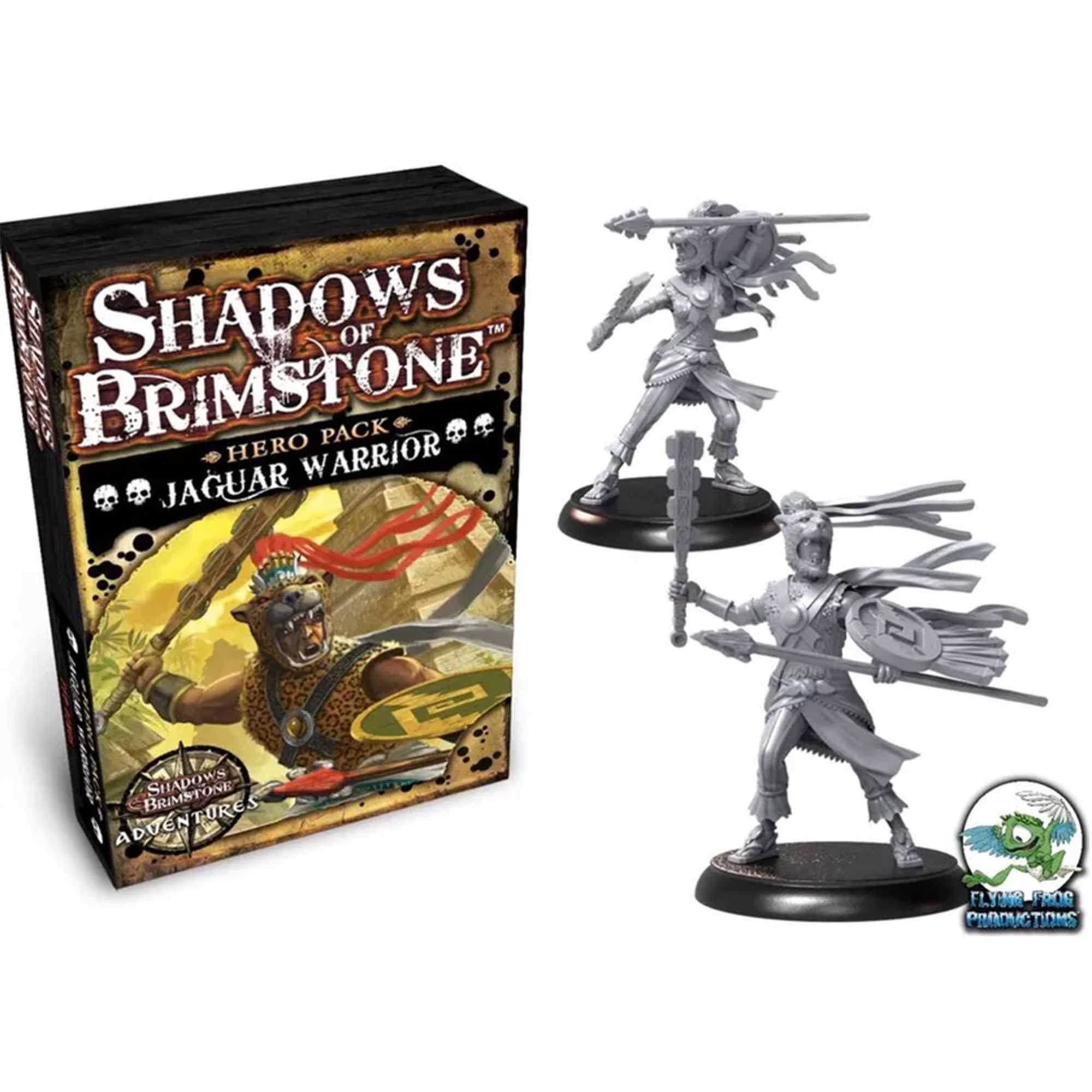 Shadows of Brimstone: Hero Pack - Jaguar Warrior - Megalopolis