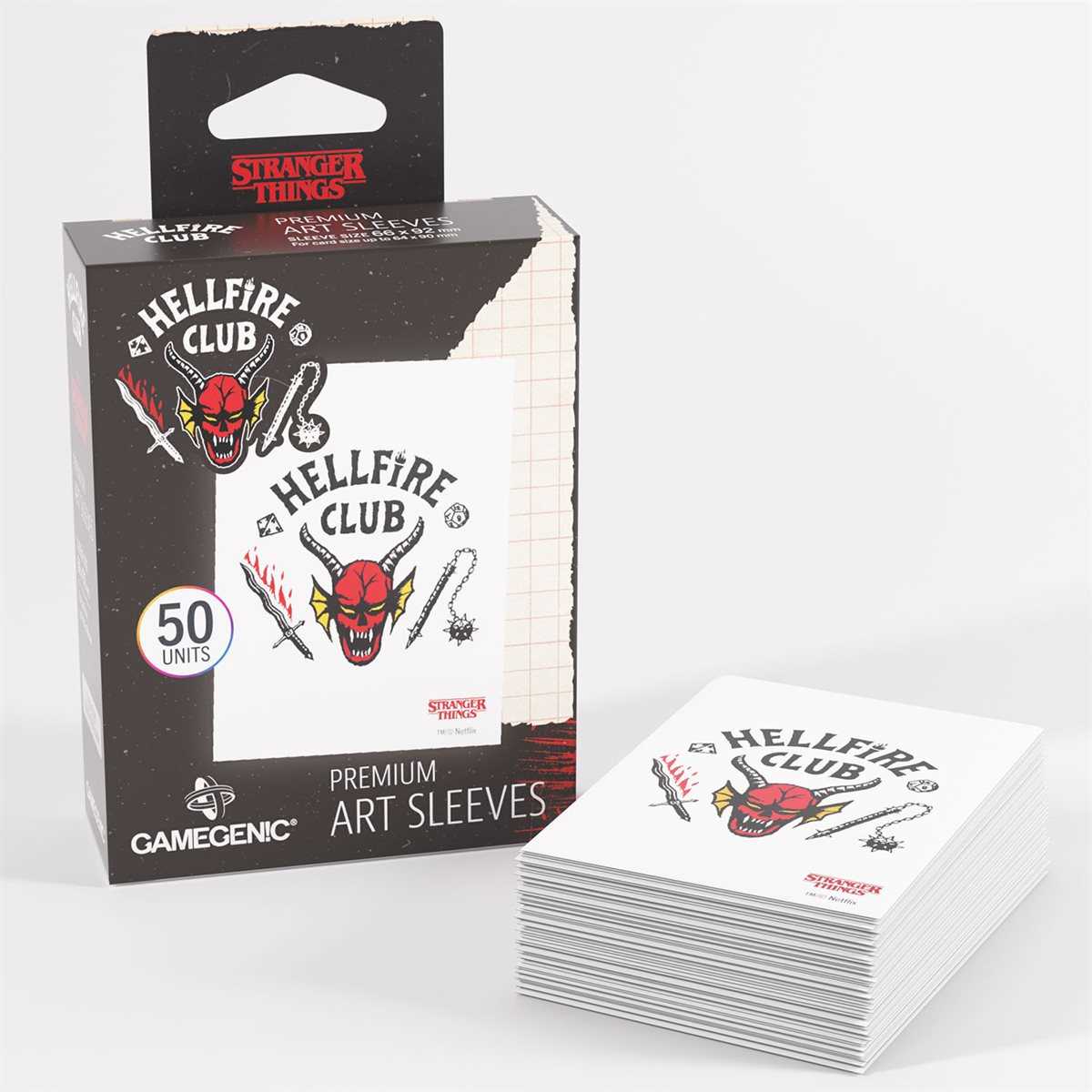 Gamegenic: Stranger Things - Hellfire Club Art Sleeves Hellfire Club ...