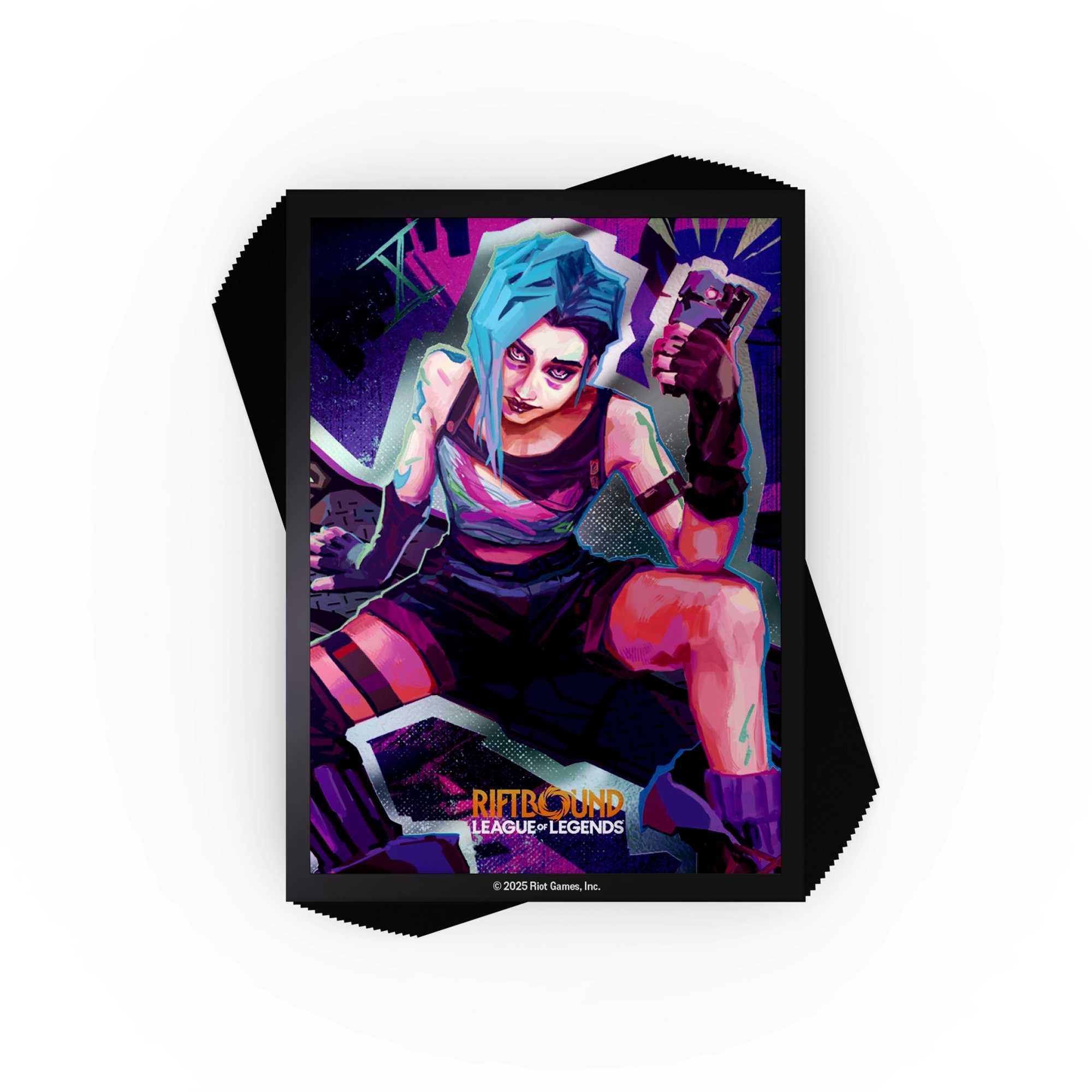 Origins Jinx Art Sleeves (100ct): Riftbound League of Legends - Megalopolis