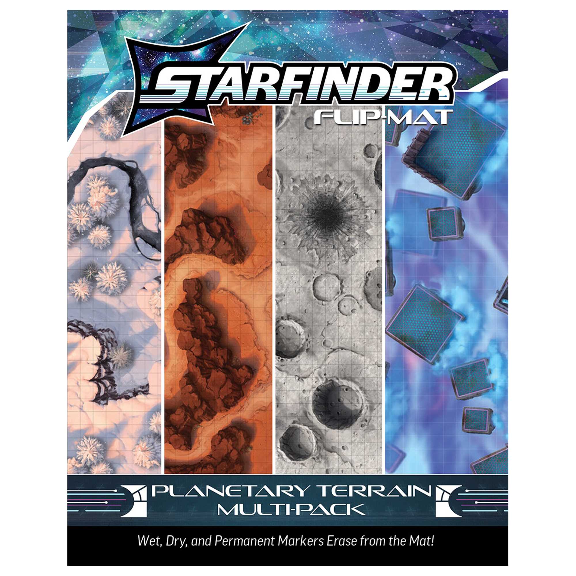 Starfinder Flip-Mat: Basic Terrain Multi-Pack - Megalopolis