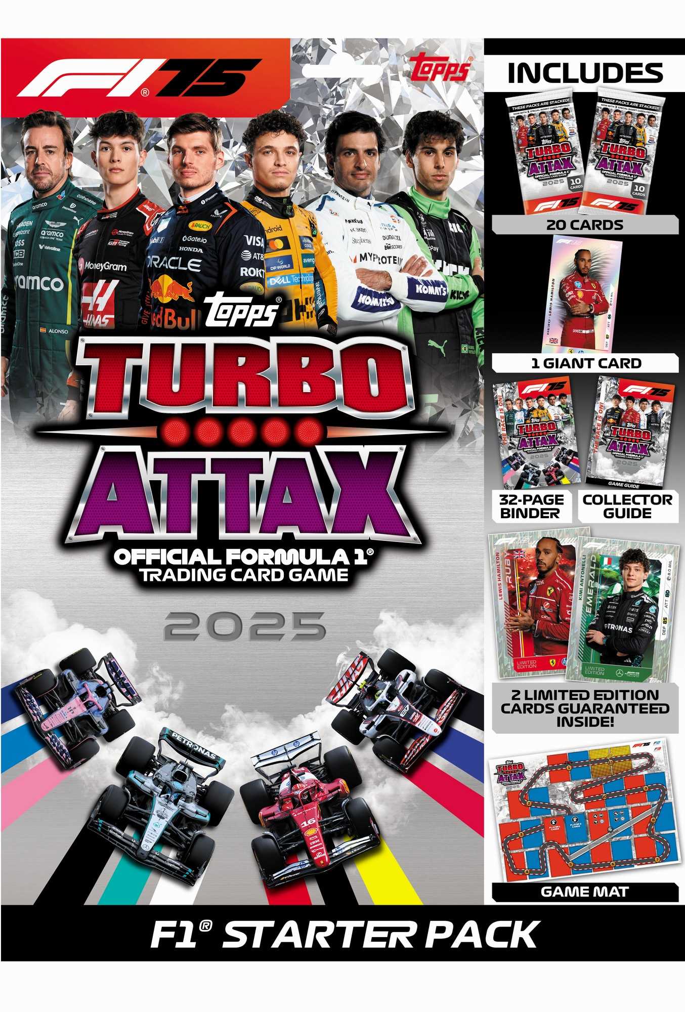 F1 Turbo Attax 2025 Multipacks - Megalopolis