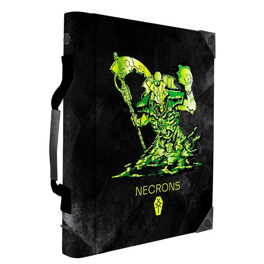 Necron Codex Aligned Codex Book Folio - Debossed & Printed: Warhammer ...