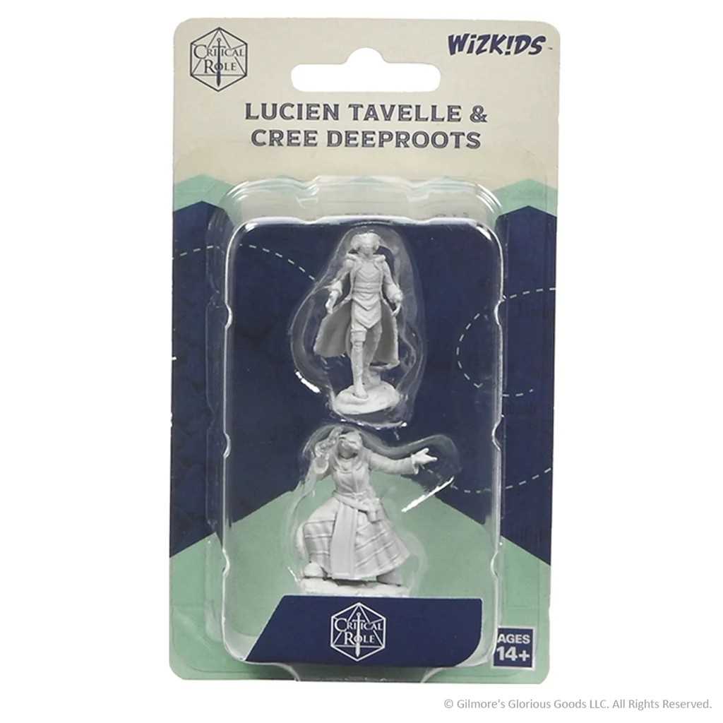 Lucien Tavelle & Cree Deeproots: Critical Role Unpainted Miniatures (W5 ...