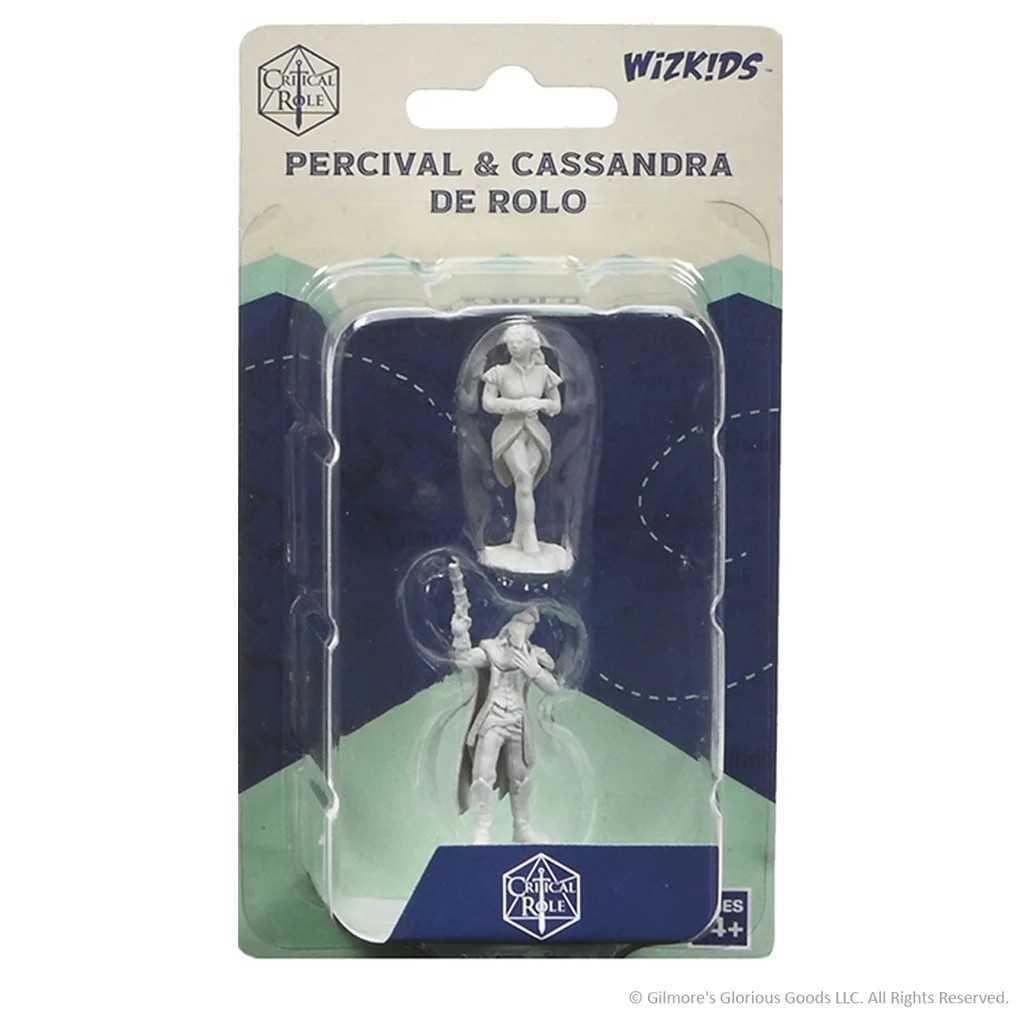 Percival & Cassandra De Rolo: Critical Role Unpainted Miniatures (W5 ...